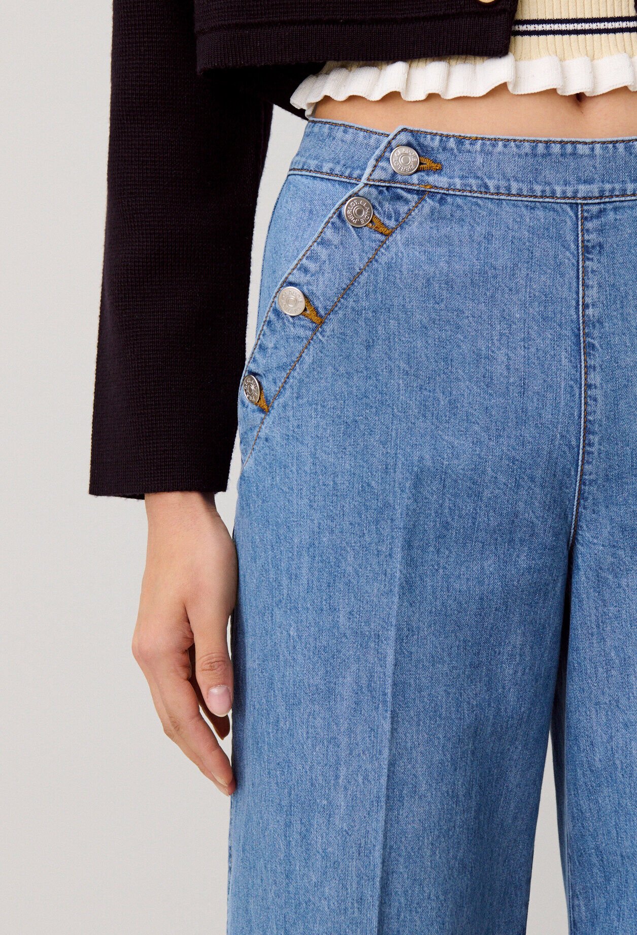 Sailor denim jeans for women | Claudie Pierlot